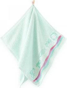 Bavlněný ručník Mořské panny - mint Velikost: ručníček 30 x 50