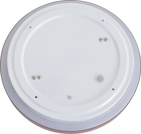 Moderní stropní svítidlo Sienna s bílou barvou 34 cm IP44 - Walden