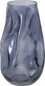 Skleněná váza LOJIN, metalický odstín, 27,8 cm