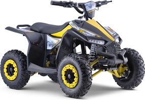 Ramiz Čtyřkolka na baterie E-STAR žlutá 35 km/h + motor 1000W + nafukovací kola + nastavení sedadla
