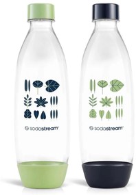SodaStream Příslušenství - Láhev 1 l, 2 ks, zelená/modrá 42007069