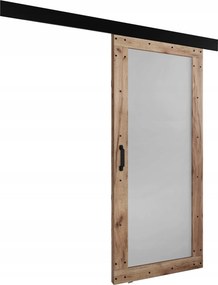 Posuvné dveře s krycí lištou ADIO 2 dub Craft zlatý + bílý 100