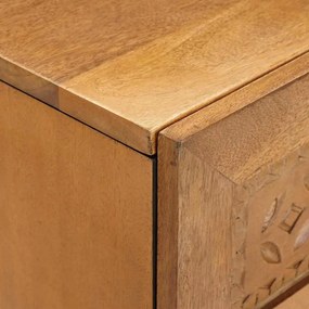 Servírovací skříň 2 ks 120 x 33,5 x 75 cm Hnědá 3310064