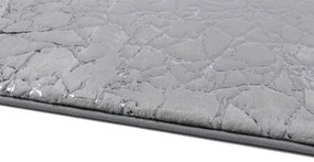 Koberce Breno Koupelnová předložka RABBIT SHINE Grey, Stříbrná, Vícebarevné, 50 x 80 cm