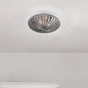 Designové stropní svítidlo Clam 30 chrom