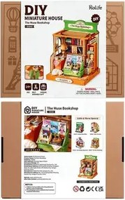 RoboTime Miniatura domečku Knihkupectví