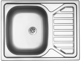 Nerezový dřez Sinks OKIO 650 M 0,6mm matný