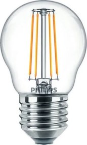 LED žárovka E27 Philips P45 Classic Filament 4,3W (40W) teplá bílá (2700K)