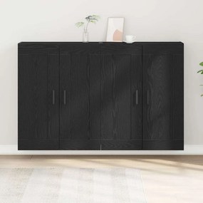 Nástěnná skříň 2 ks Černý dub 69,5 x 34 x 90 cm 3333107