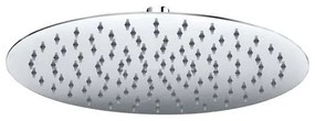 Mereo Mereo, Termostatická nástěnná sprchová baterie s hadicí, ruční a talířovou kulatou sprchou slim 200 mm, CB60104TSC