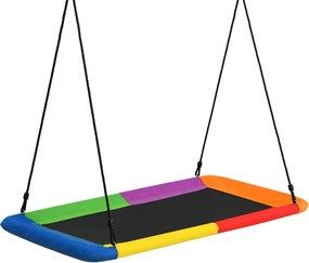 Costway 100-180 cm houpačka na strom, houpačka pro děti, houpačka do hnízda