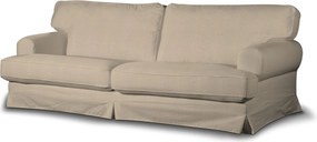 Potah na pohovku IKEA Ekeskog rozkládací barva béžová látka pletený vzor