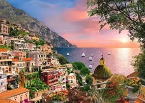 RAVENSBURGER Puzzle Positano, Itálie XXL / 500 dílků / velké díly / 70