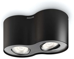 Philips | Philips 53302/30/16 - LED Stmívatelné bodové svítidlo PHASE 2xLED/4,5W/230V | P1116