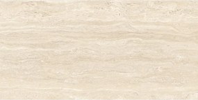 Mexen Neo Travertino Matná rektifikovaná glazovaná gresová dlaždice Crema G1, podlahová a nástěnná 120 x 60 cm