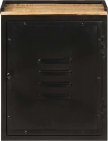 vidaXL Koupelnová skříňka 40 x 30 x 50 cm železo a masivní mangovník [358565]