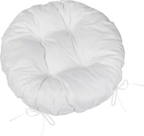 Bellatex Sedák Adéla prošívaný kulatý Bílá 40 cm, (průměr)