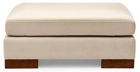 Atelier del Sofa Rohová sedací souprava Tulip Corner Right With Pouf - Beige, Béžová