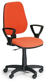 EUROSEAT Kancelářská židle COMFORT PK s područkami, oranžová