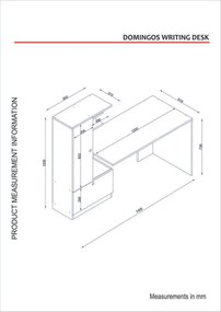 Pracovní stůl Domingos White