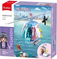 Sluban Metropolis M38-B1212B Záchranný vrtulník pro domácí mazlíčky