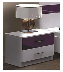 Casarredo Noční stolek CLEMENTE fialový