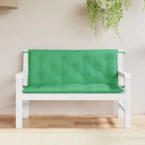 vidaXL Podušky na zahradní lavici 2 ks 120x50x7 cm látka oxford [361694] Barva: zelená a růžová