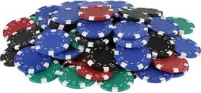 TEDDIES Poker sada v kufříku / Společenská hra / 100 žetonů / 2 balíčk