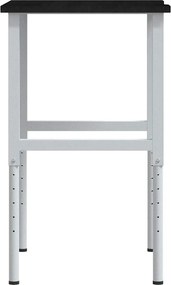 Pracovní stůl tmavě hnědý 80 x 60 x (71,5–98) cm masivní dub 3309720