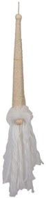 Béžová závěsná dekorace skřítek Gnome - 6*6*48 cm