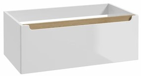 Koupelnová skříňka doplňková Naturel Stilla 80x30x45 cm bílá STILLAB08001