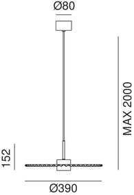 Il Fanale Retro závěsné svítidlo PLIÈ ø 390 mm