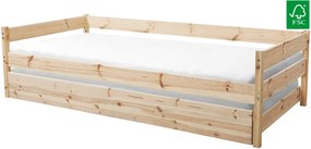 Postel s roštem BENY, 90x200, smrk Kondela 0000403428