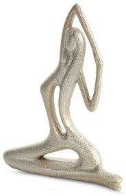 EUROFIRANY DEKORAČNÍ SOŠKA LADY 19X5X25 CM ŠAMPAŇSKÁ