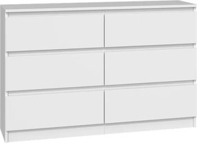FALCO Komoda Malvína M6 120 bílá