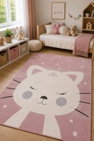 Koberec SKANDI KIDS A1096A růžový / krémový