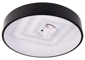 T-LED SMART Tuya LED svítidlo RENDO 48W CCT kulaté černé SMART Tuya LED svítidlo RENDO 48W CCT kulaté černé