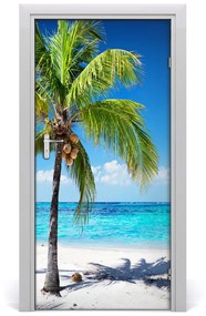 Fototapeta na dveře samolepící tripická pláž 85x205 cm