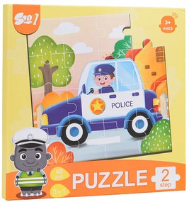 RKToys Magnetické puzzle dopravní prostředky s knížkou