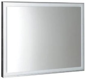 Sapho Luminar - Zrcadlo v rámu s LED osvětlením, 700x500 mm, chrom NL556