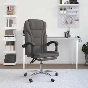 vidaXL Polohovací kancelářská židle textil [349693] Barva: Tmavě šedá