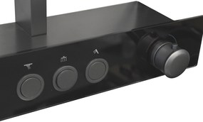 Slezák - RAV Sprchový komplet se směšovací baterií NIL - NL055.5MG, Metal Grey