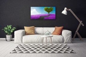 Obraz na plátně Louka Stezka Strom Příroda 120x60 cm
