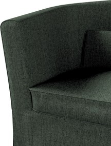 Potah na křeslo IKEA Ektorp Tullsta barva zelená látka pletený vzor