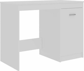 Psací stůl bílý 140 x 50 x 76 cm kompozitní dřevo 3054780