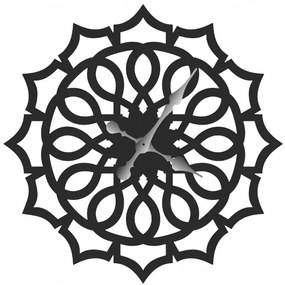 RMP Nástěnné kovové hodiny Maroko 60cm černé