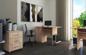 Casarredo - Komfort nábytek Psací PC stůl VIBER 1D1S, levý, sonoma