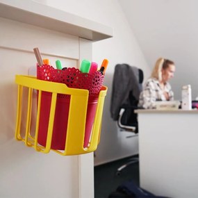 Alegría en Casa Nalepovací košík na zeď - žlutý