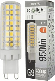 Žárovka G9 LED 10W 4000K 950lm - neutrální bílá