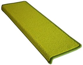Vopi Nášlapy na schody Eton zelený obdélník, samolepící - 24x65 obdélník (rozměr včetně ohybu)